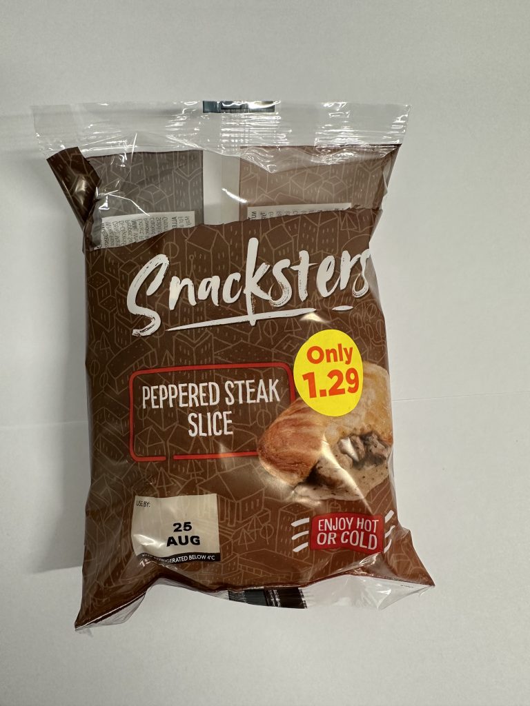 McColgans Snacksters Peppered Steak Slice 150g x 6 | Bacon By The Box